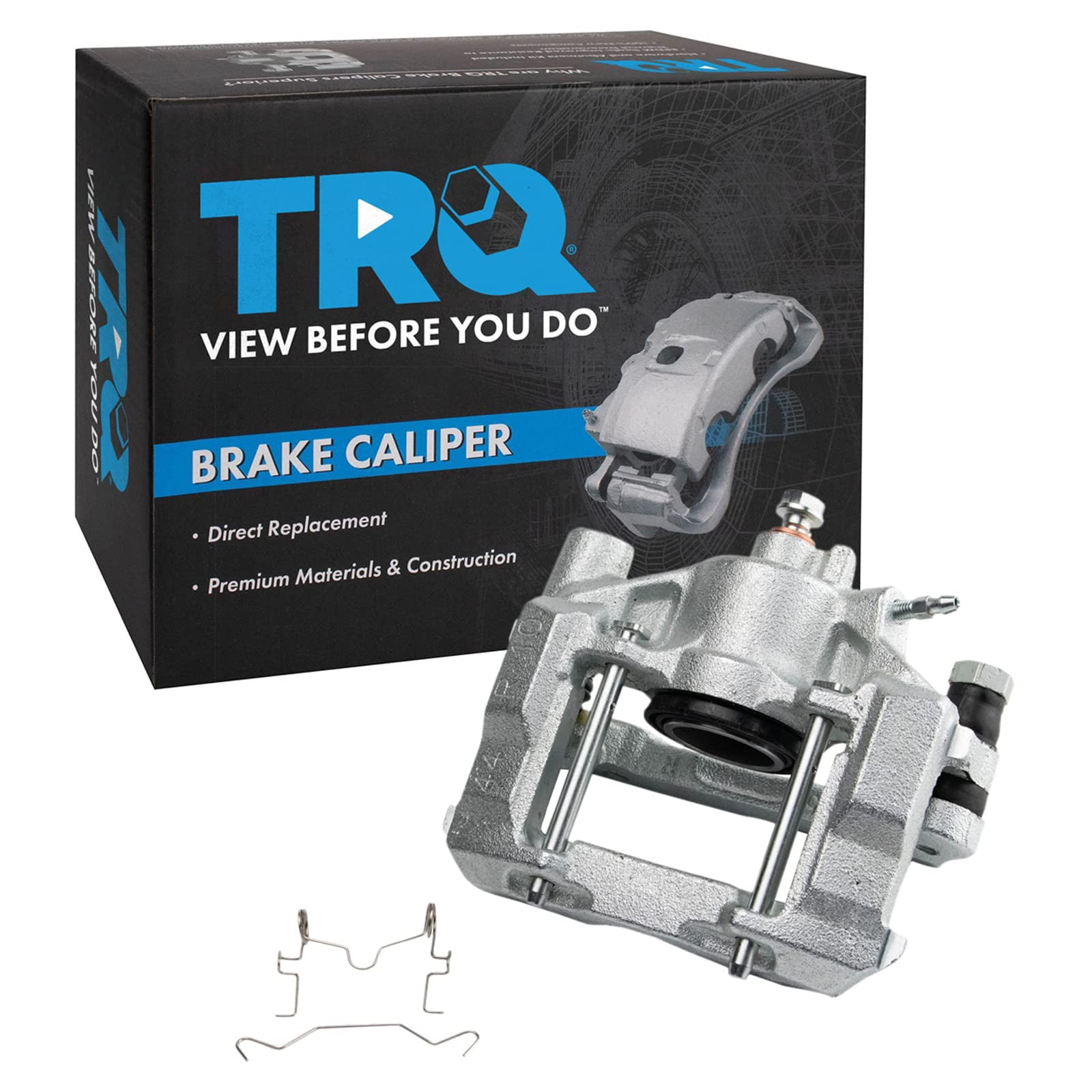 TRQ Rear Right Brake Caliper w/Bracket Passenger Side Compatible with ...
