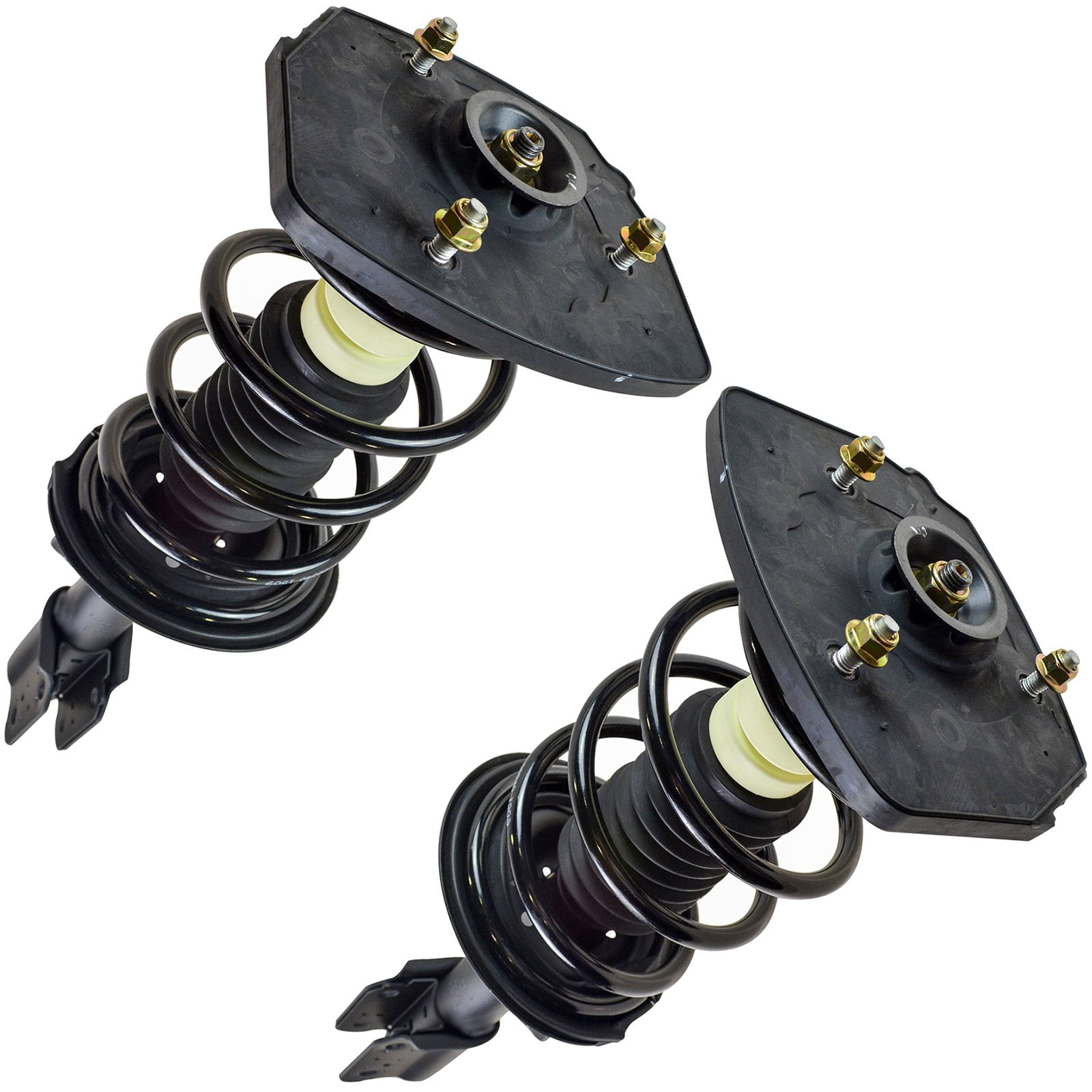 TRQ Rear Strut & Coil Spring Assembly Set Driver & Passenger Sides Fits ...
