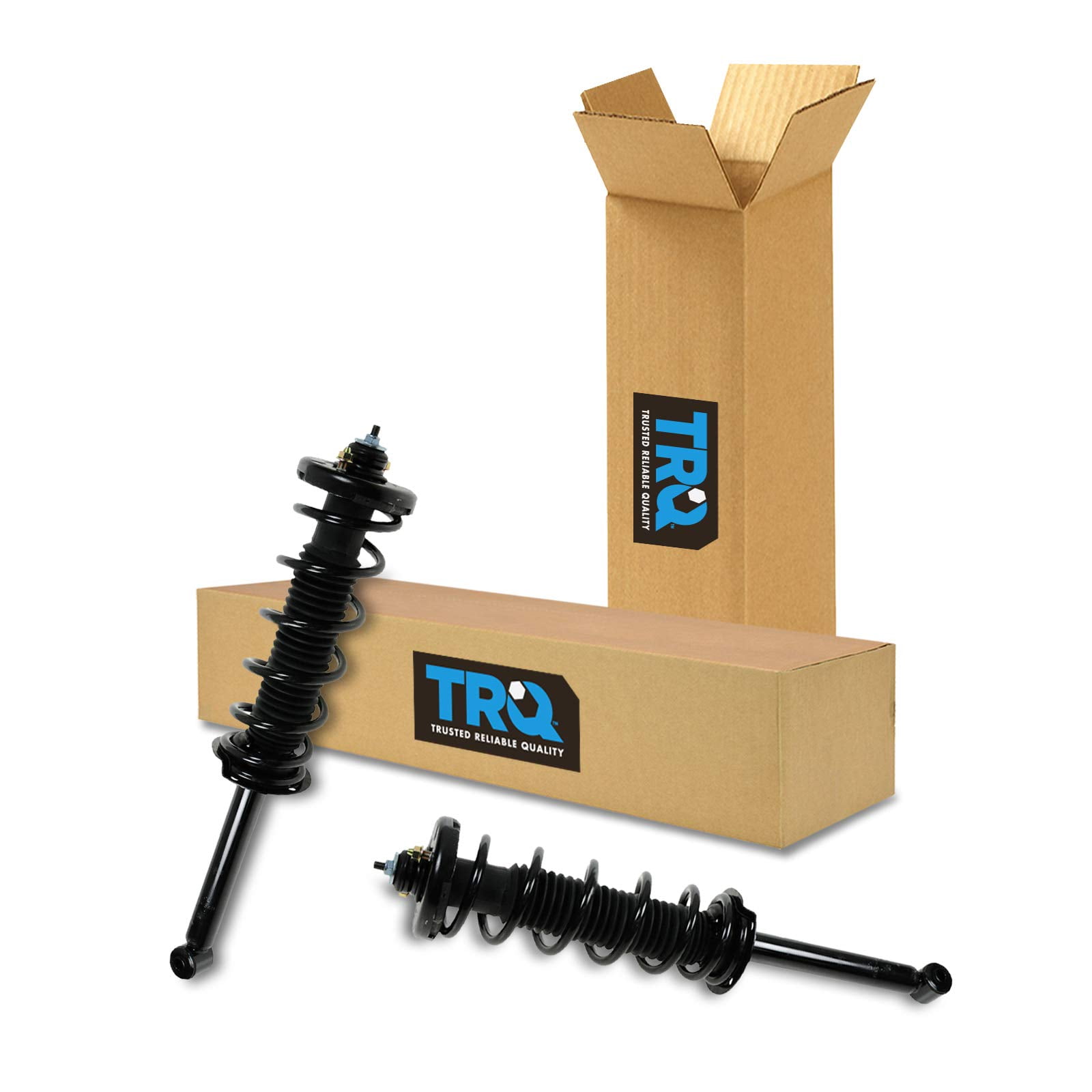 TRQ Rear Strut & Coil Spring Assembly Set Driver & Passenger Sides Fits ...