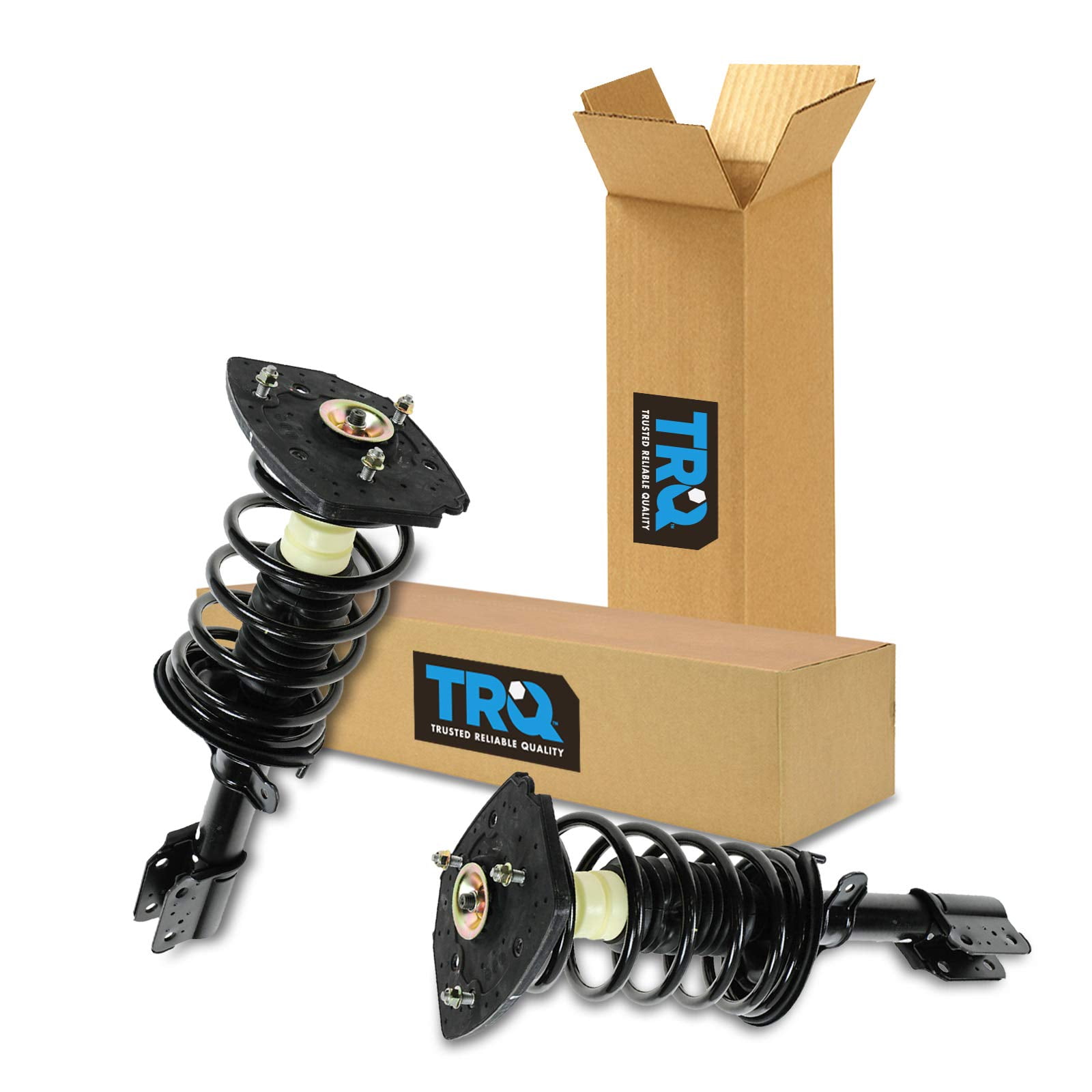 TRQ Rear Strut & Coil Spring Assembly Set Driver & Passenger Sides Fits ...