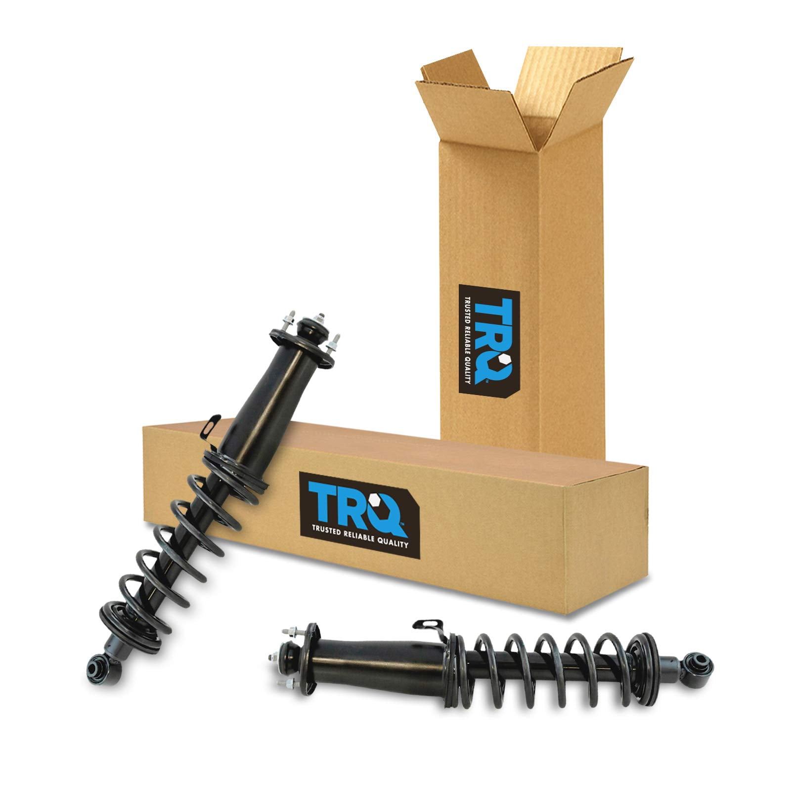 TRQ Rear Strut & Coil Spring Assembly Set Driver & Passenger Sides Fits ...
