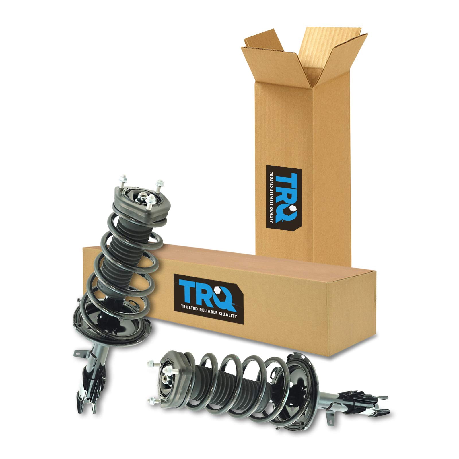 TRQ Rear Strut & Coil Spring Assembly Set Driver & Passenger Sides Fits ...