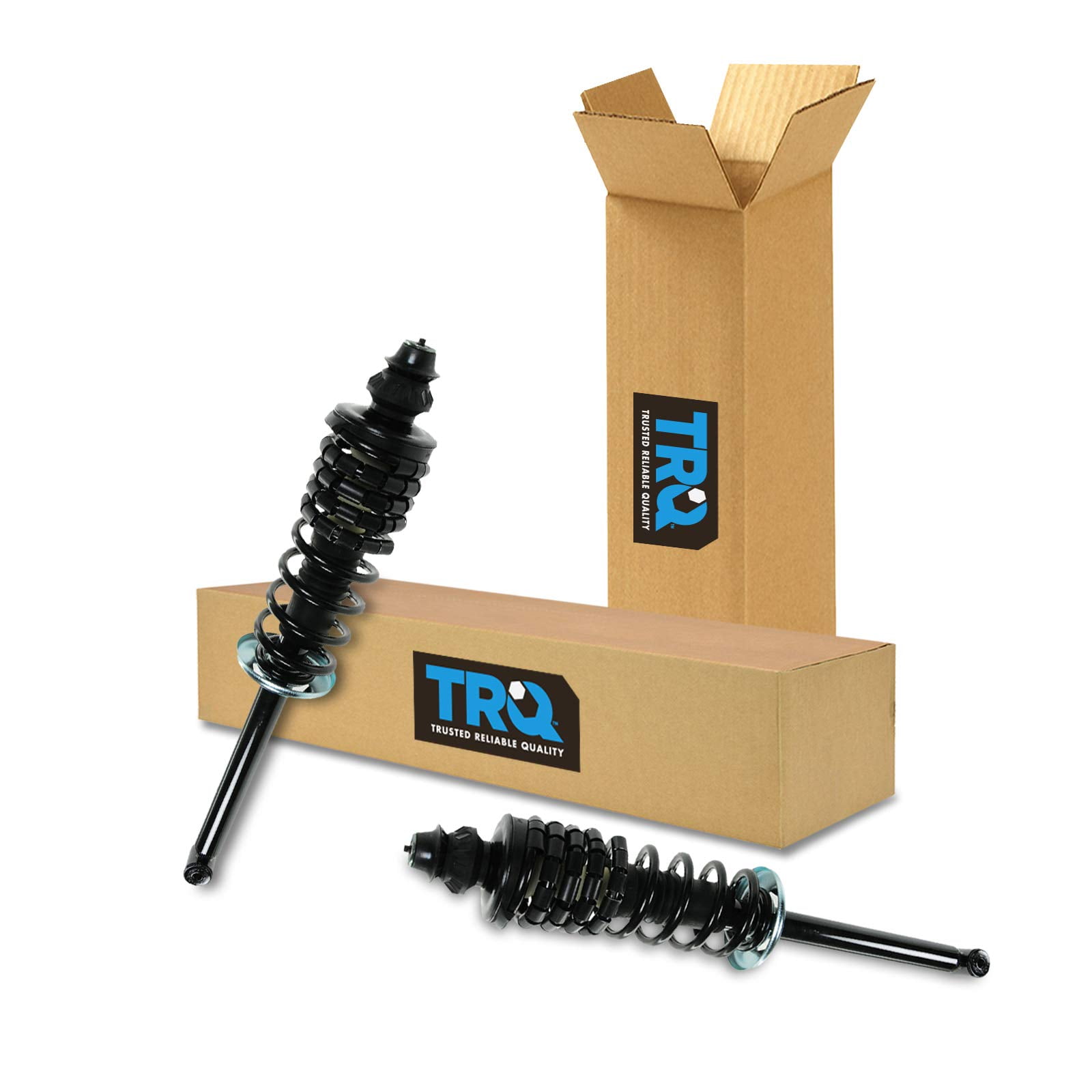 TRQ Rear Strut & Coil Spring Assembly Set Driver & Passenger Sides Fits ...