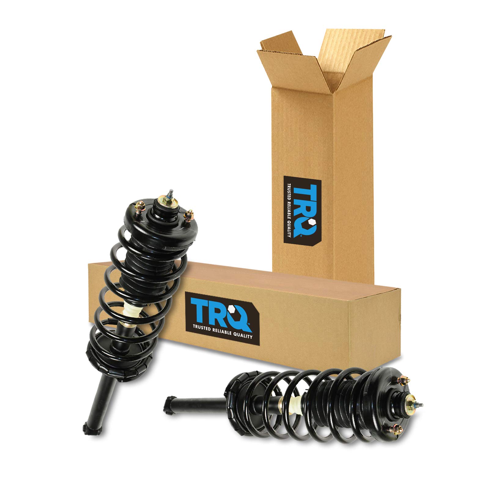 TRQ Rear Strut & Coil Spring Assembly Set Driver & Passenger Sides Fits ...