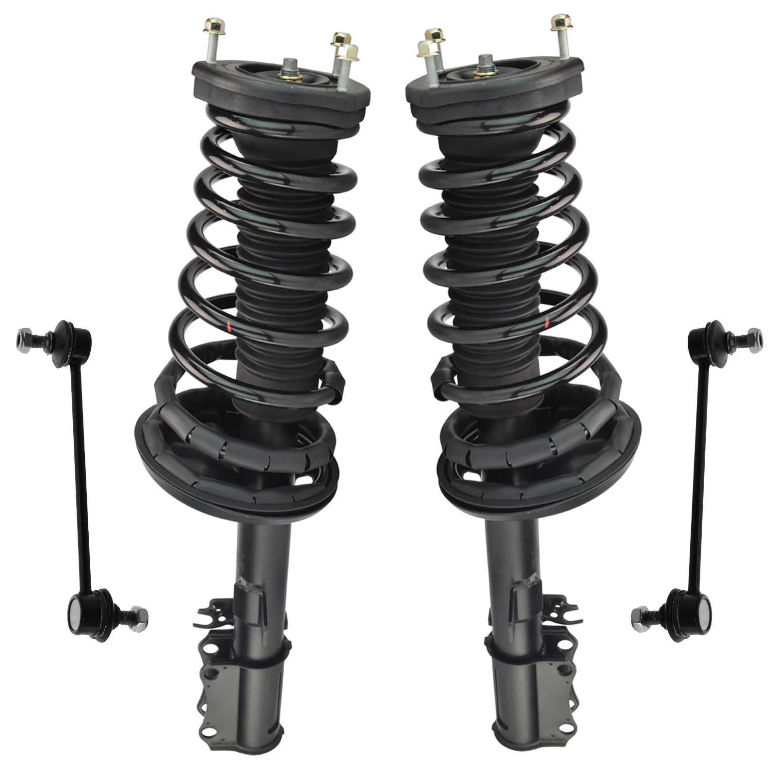 TRQ Rear Strut & Spring Assembly w/ Sway Bar End Link Kit for ES300 ...