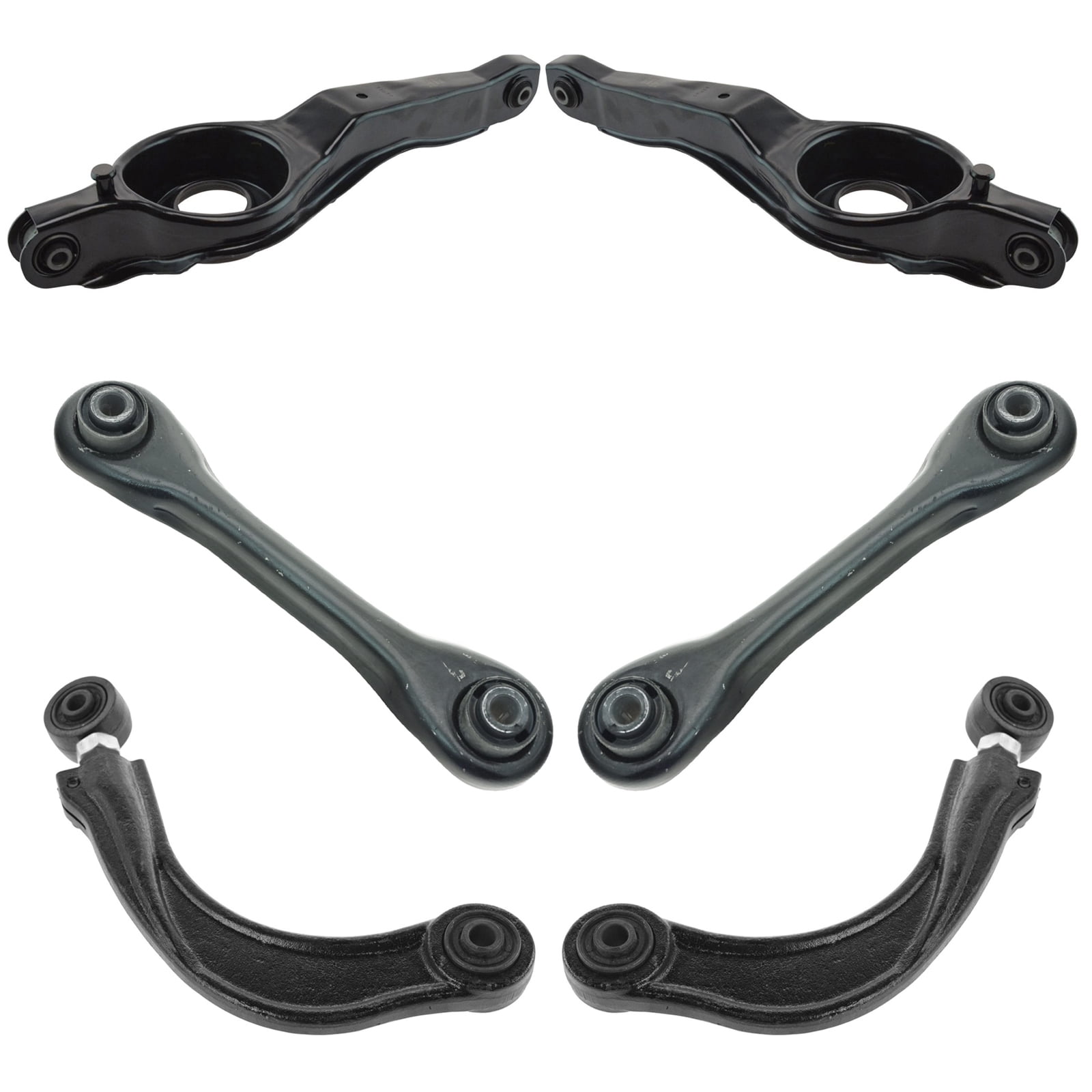TRQ Rear Upper Lower Lateral Link Control Arm Suspension Kit Set 6pc ...