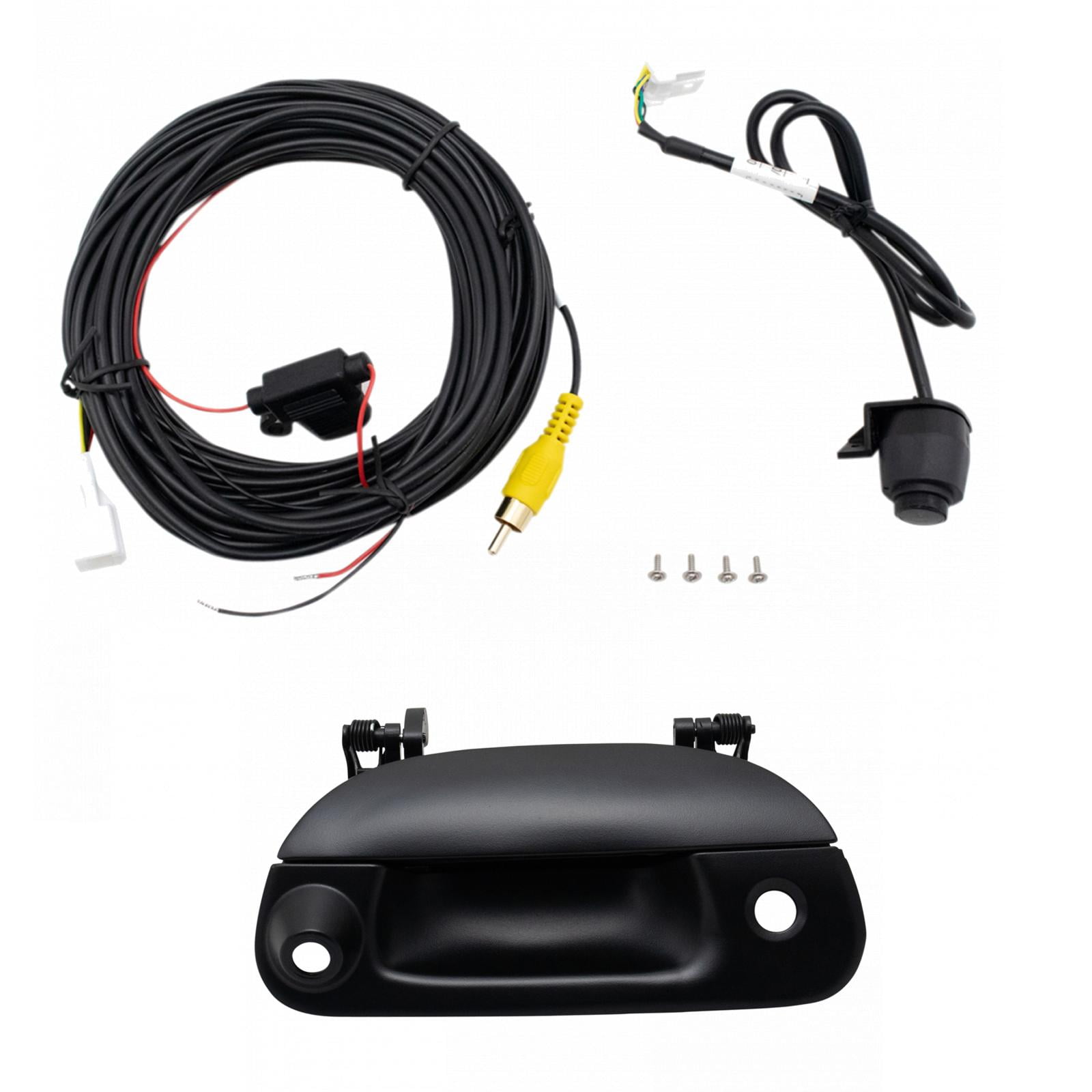 TRQ Rear View Backup Camera Add On Kit w/ Wiring & Tailgate Handle for ...