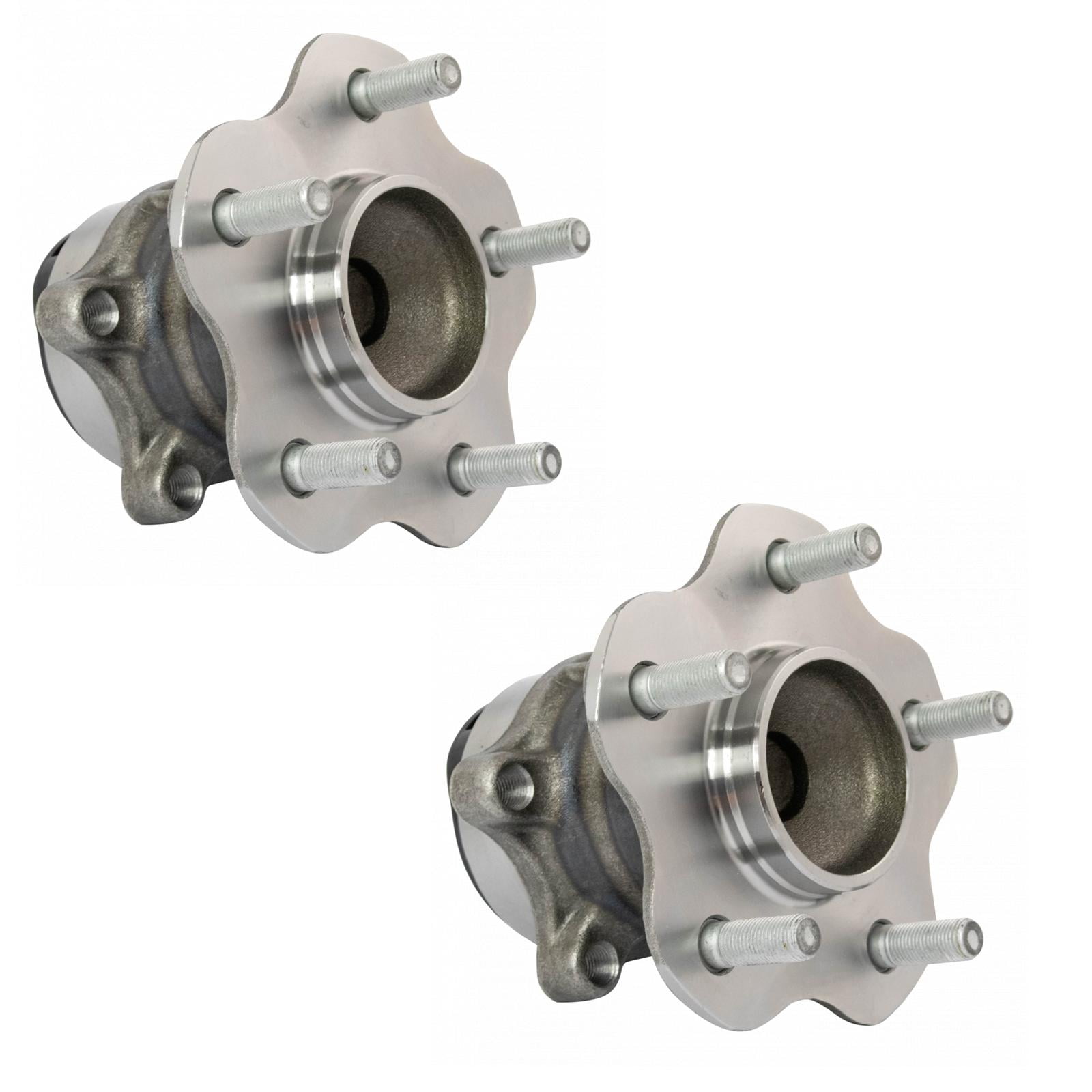 TRQ Rear Wheel Bearing & Hub Assembly Pair LH RH Sides for Nissan Leaf ...