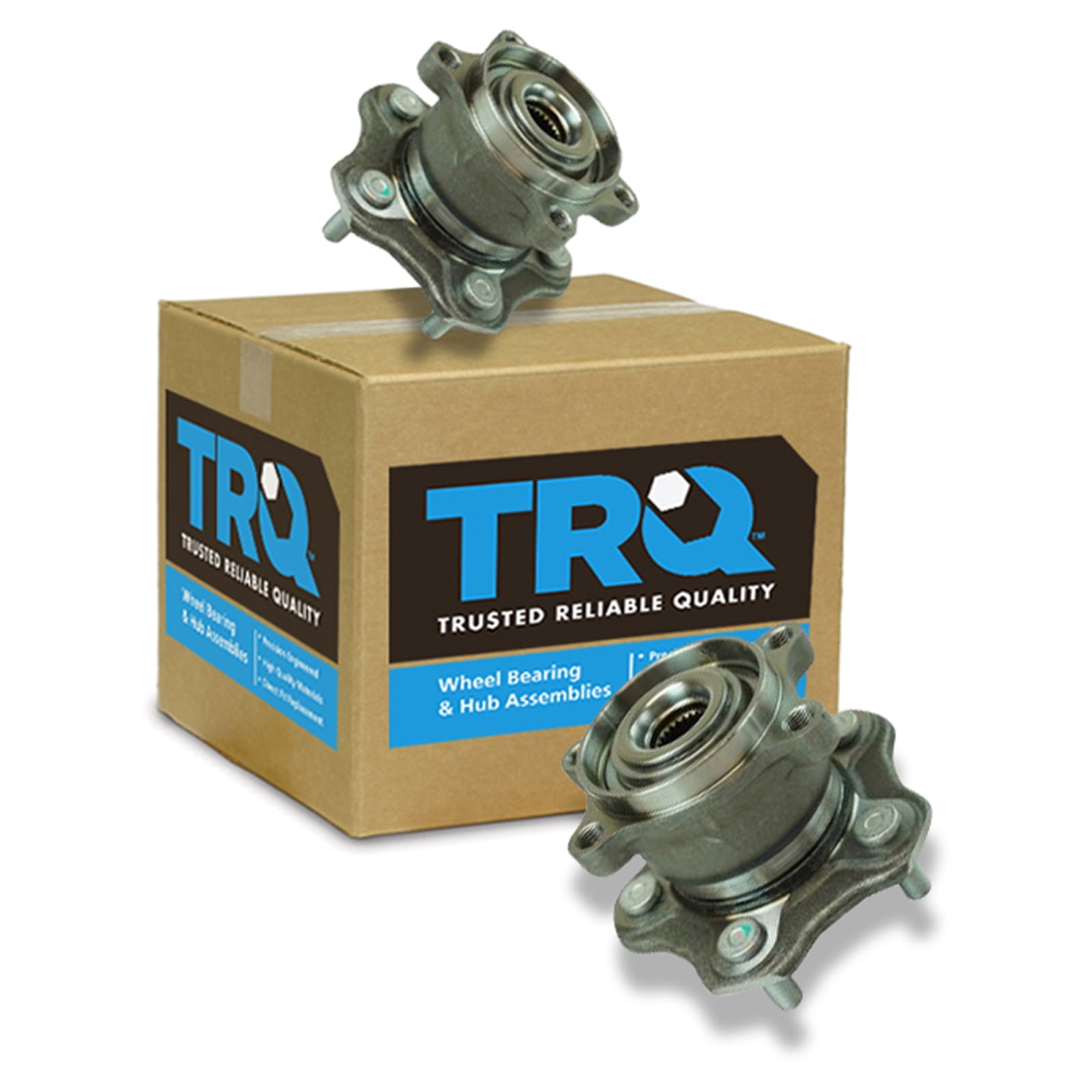 TRQ Rear Wheel Bearing & Hub Assembly Pair for Nissan Juke Rouge ...