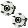 TRQ Rear Wheel Bearing & Hub Assembly Pair for Subaru WRX Legacy ...