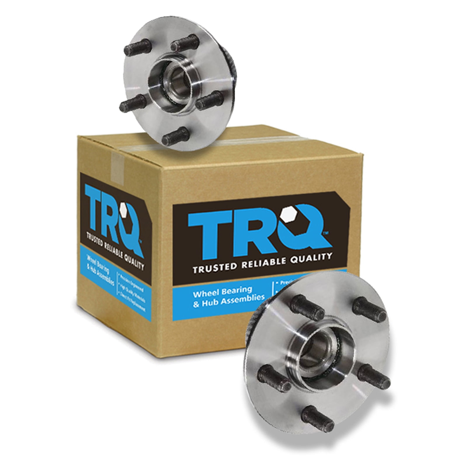 TRQ Rear Wheel Hub & Bearing Assembly Pair Set for Neon PT Cruiser w ...