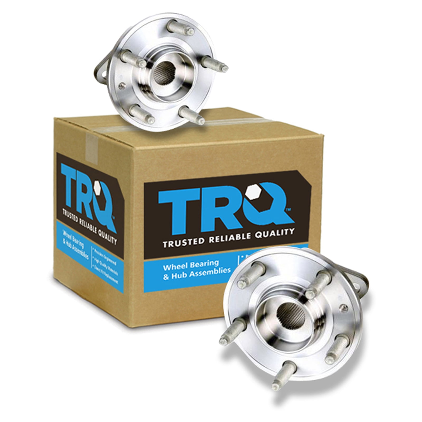 TRQ Rear Wheel Hub & Bearing Pair for Ford 500 Five Hundred Taurus ...