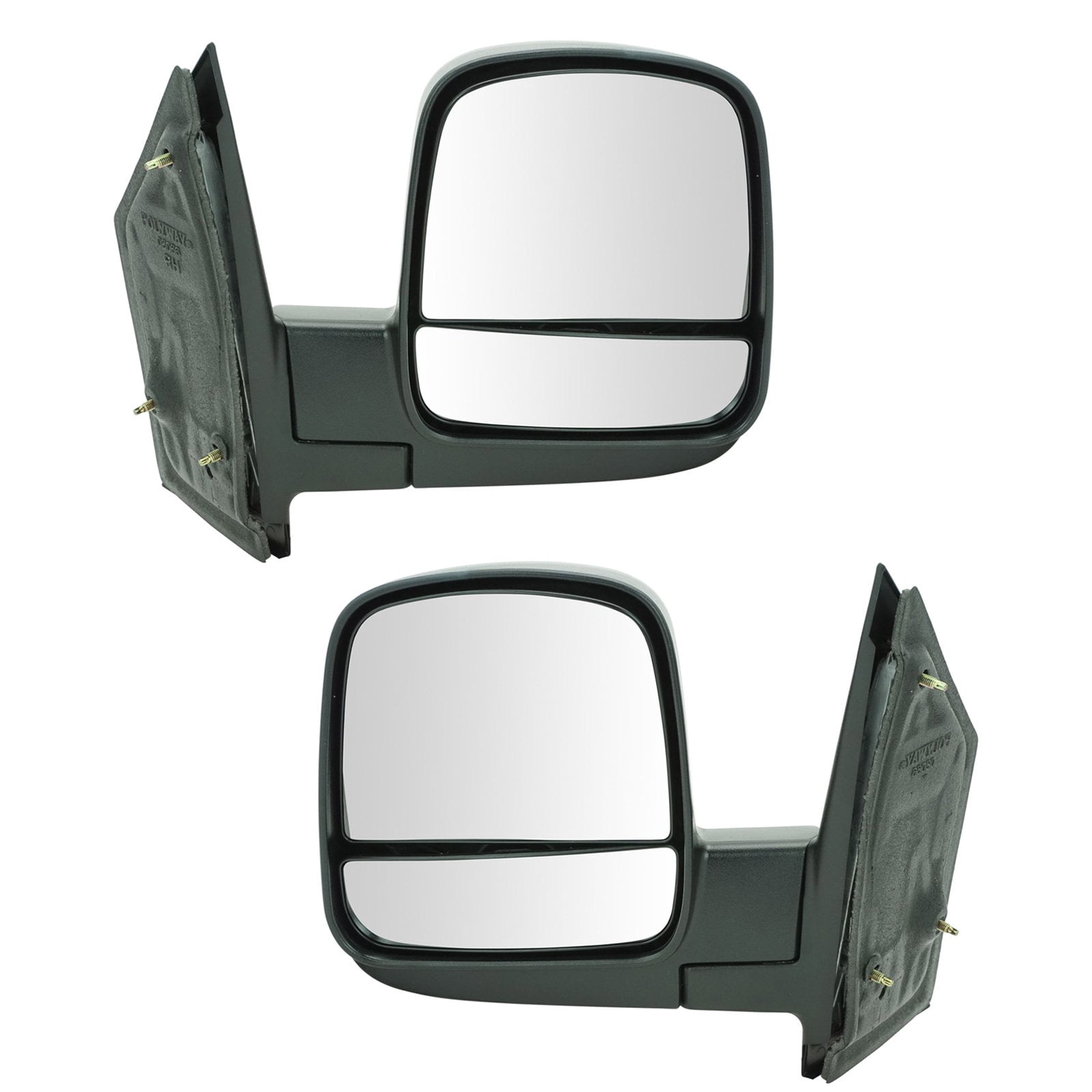 TRQ Side Mirror Manual Left & Right Pair for 08-13 Chevy Express GMC ...