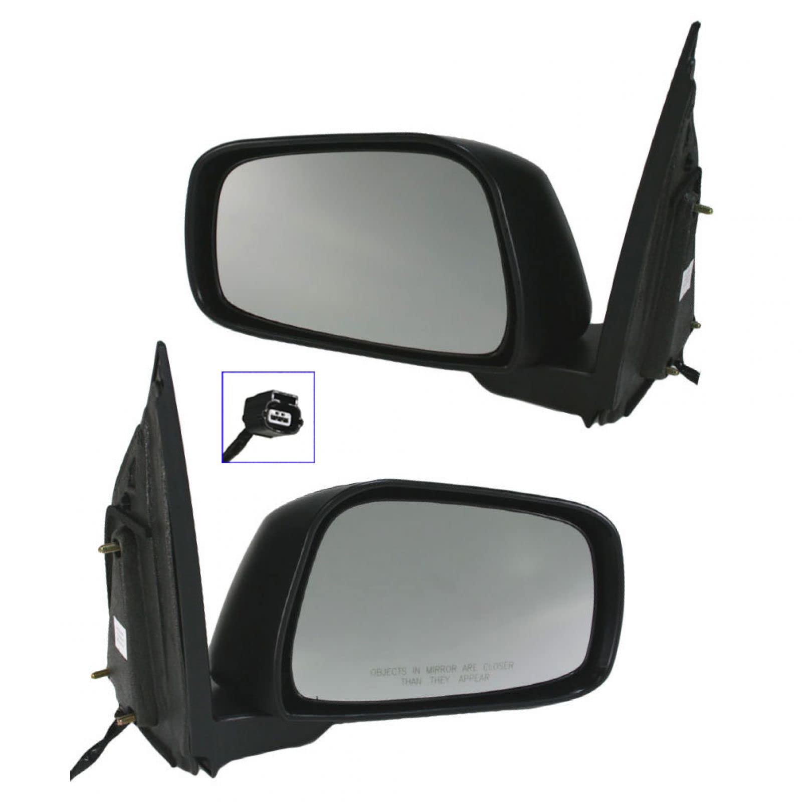 TRQ Side Mirrors Power Left & Right Pair for Pathfinder Xterra Frontier ...