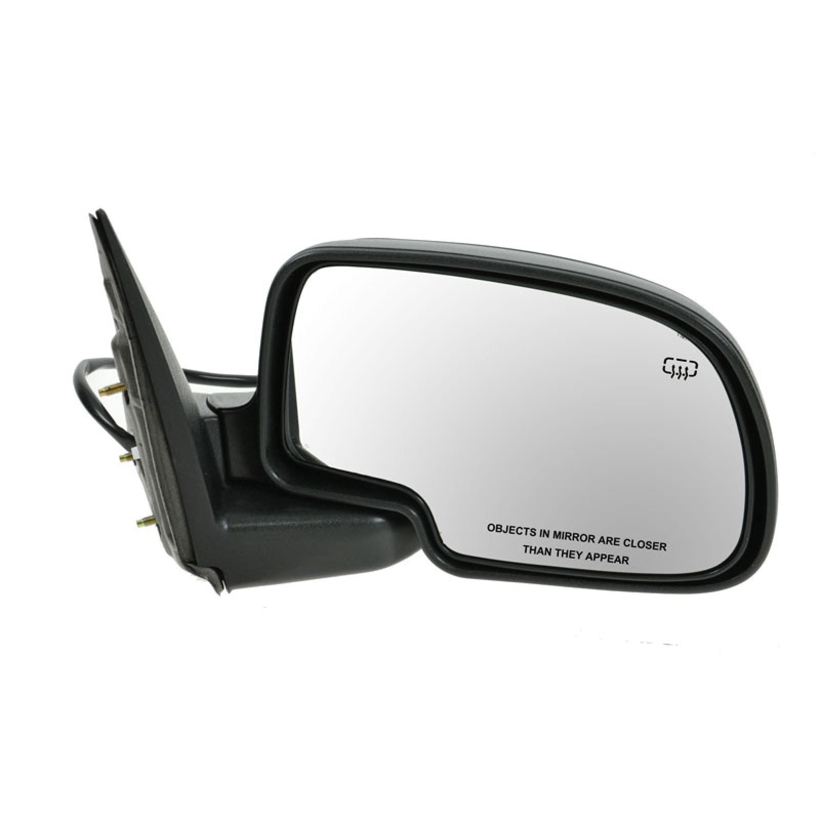 TRQ Side View Mirror Power Heated Black Textured Passenger RH for Chevy ...