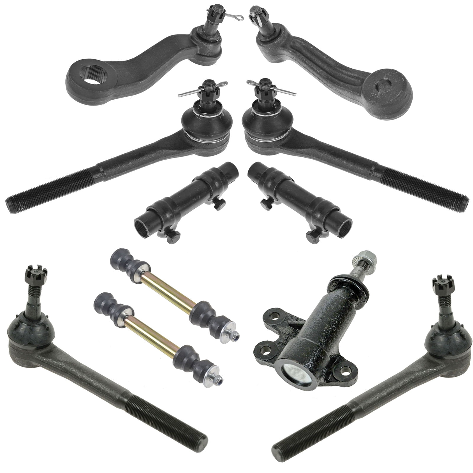 TRQ Tie Rod Adjusting Sleeve Pitman Idler Arm 11 pc kit for Suburban ...