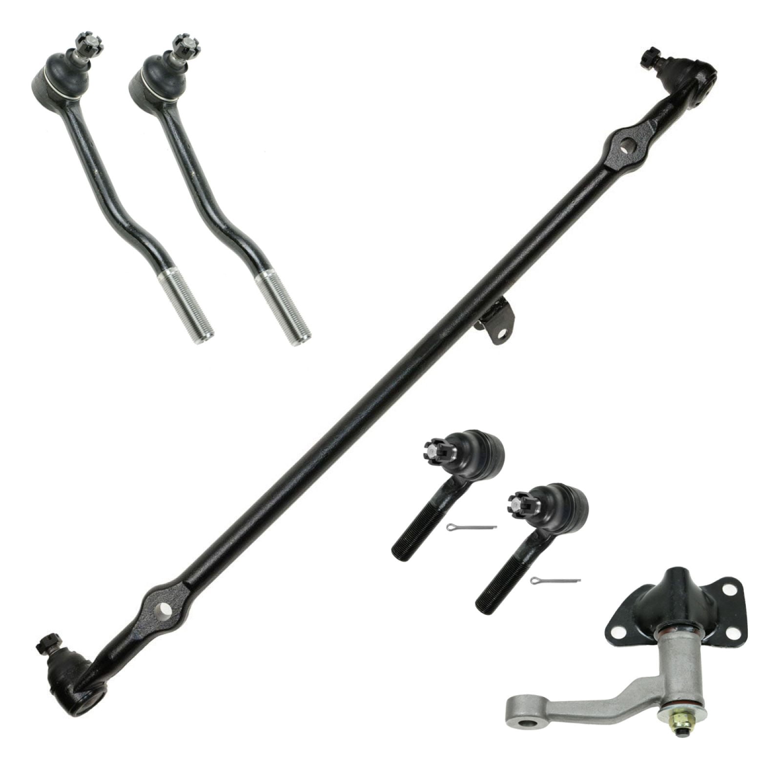TRQ Tie Rod End Center Drag Link Idler Arm Steering Kit Set 6pc Fits ...
