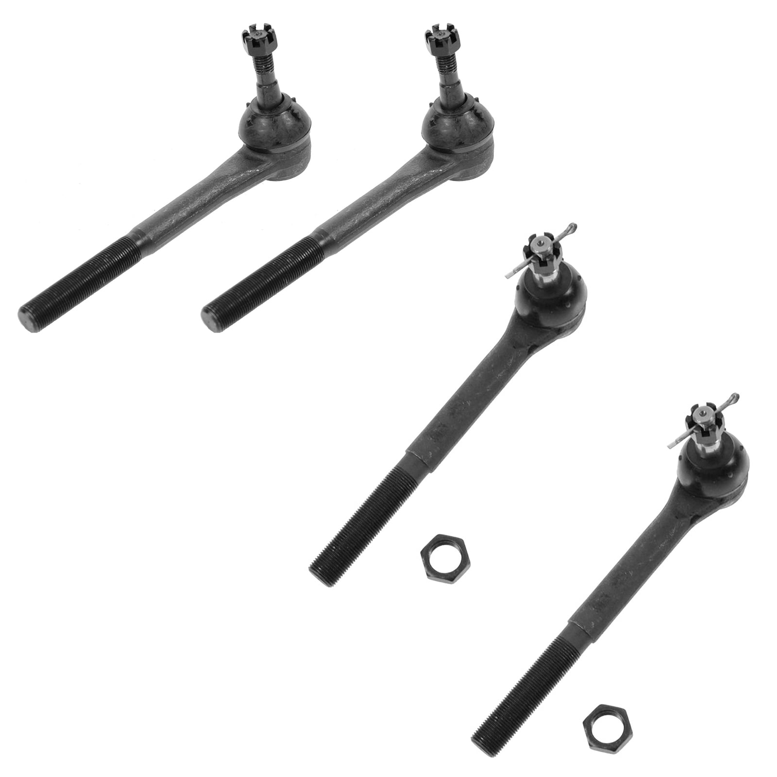 TRQ Tie Rod Kit Inner Outer Driver & Passenger Side Set for Chevy GMC ...