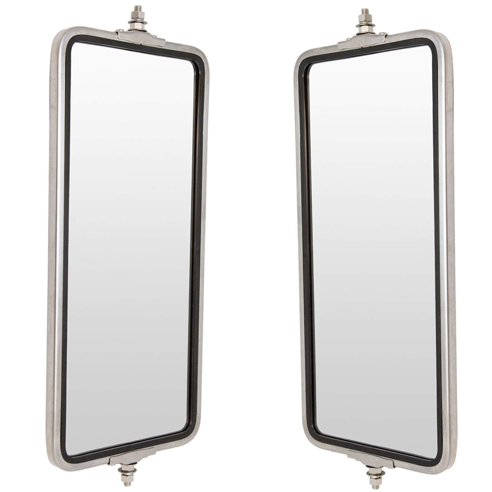 TRQ West Coast Mirror 16x7 Stainless Steel Pair for Commercial Heavy ...