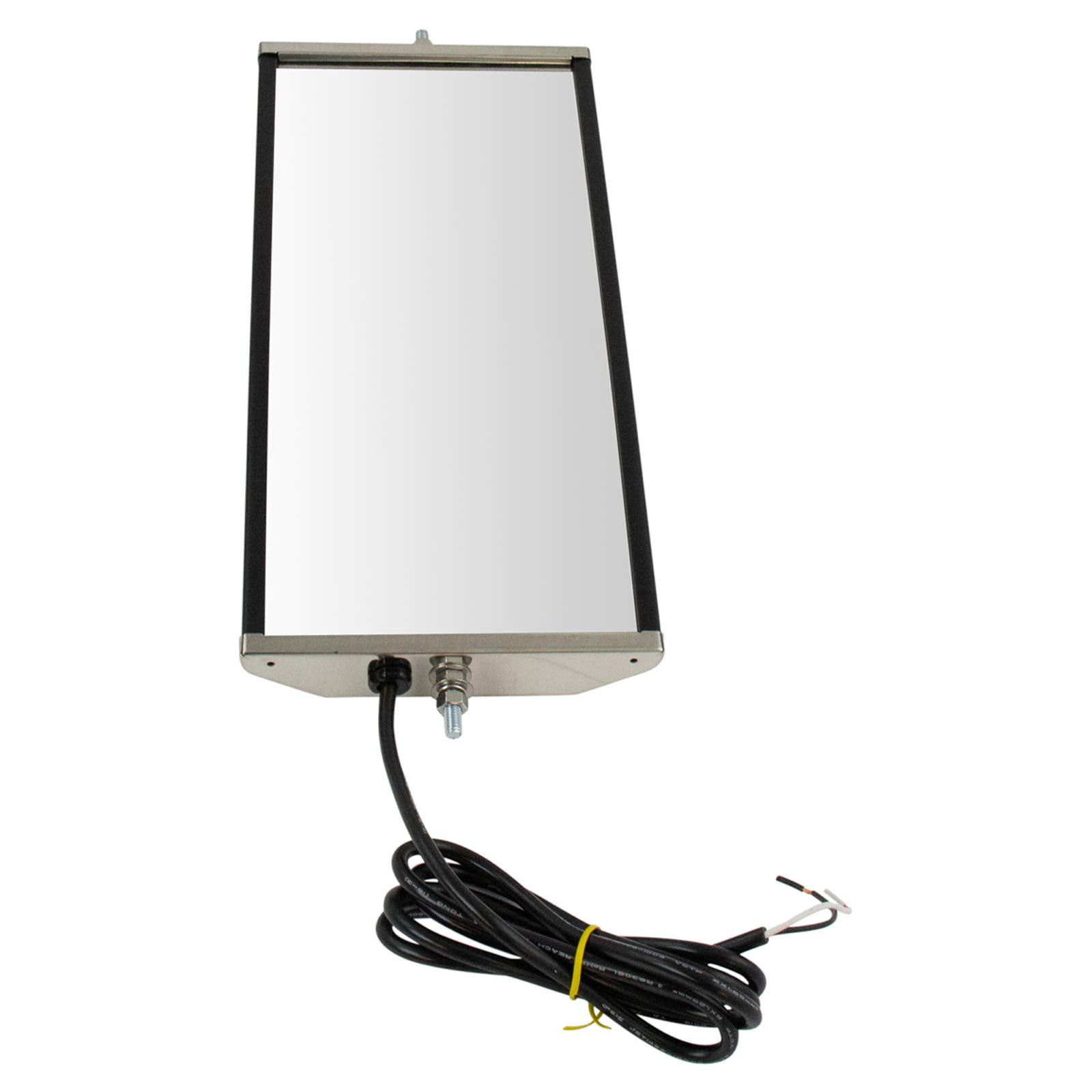 TRQ West Coast Mirror Heated 16x7 Stainless Steel Left or Right for HD ...