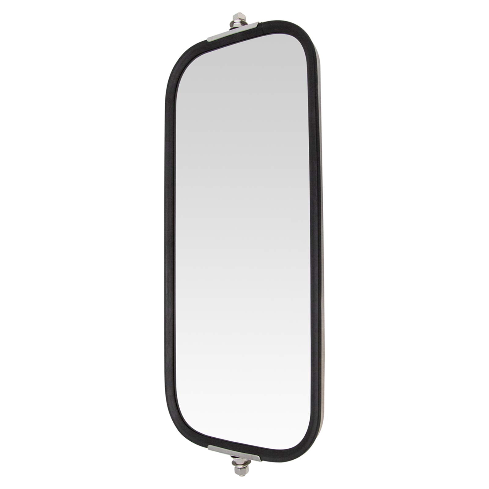 TRQ West Coast Mirror Peaked Back 16x7 Stainless Steel LH or RH for HD ...