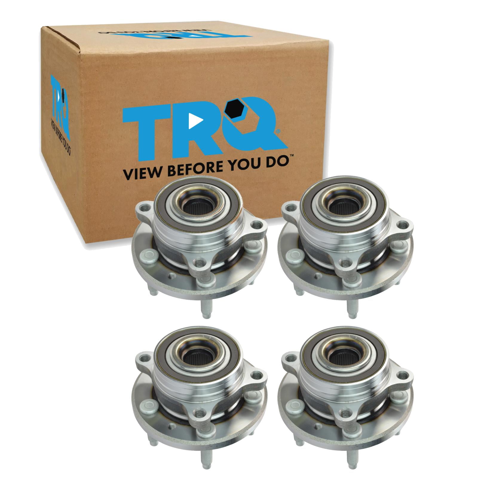 TRQ Wheel Bearing & Hub Assembly Set Fits 2009-2019 Ford 2009-2019 Lincoln BHA32985 - Walmart.com
