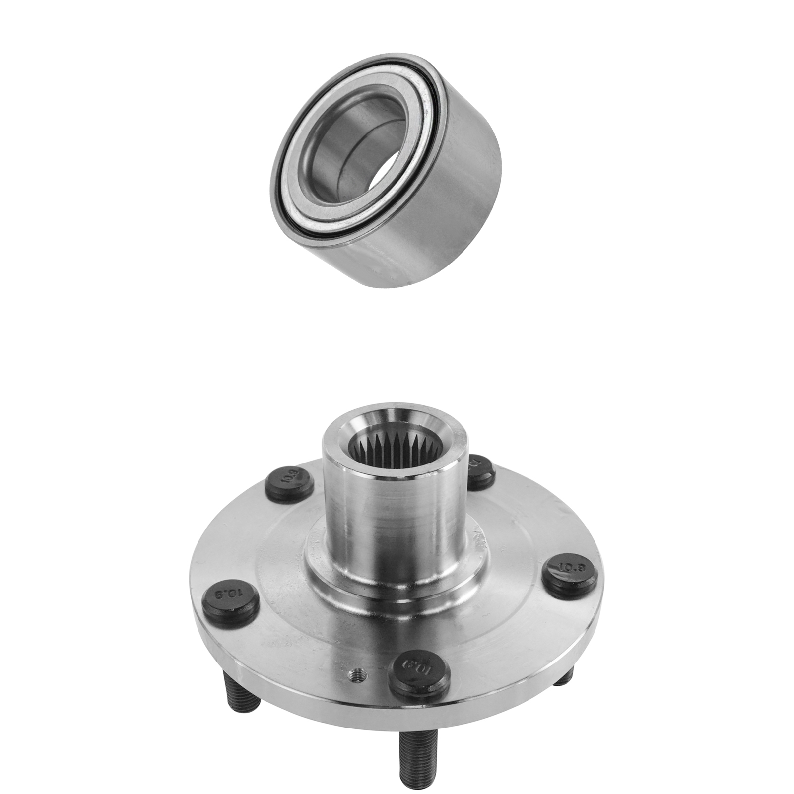 TRQ Wheel Bearing & Hub FRONT For 2003-2015 Sonata 2.4L BHA53188 - Walmart.com