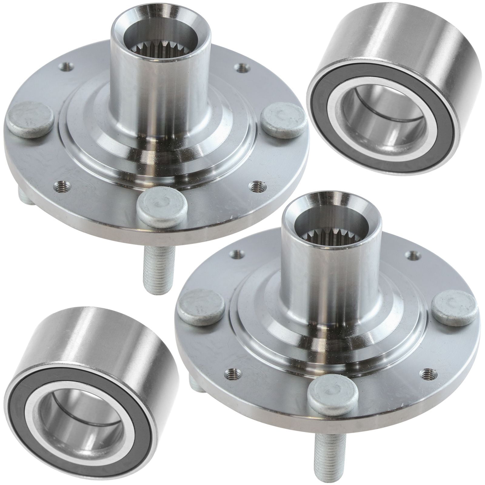 TRQ Wheel Hub Bearing Kit Front LH Driver RH Passenger Pair for Civic ...