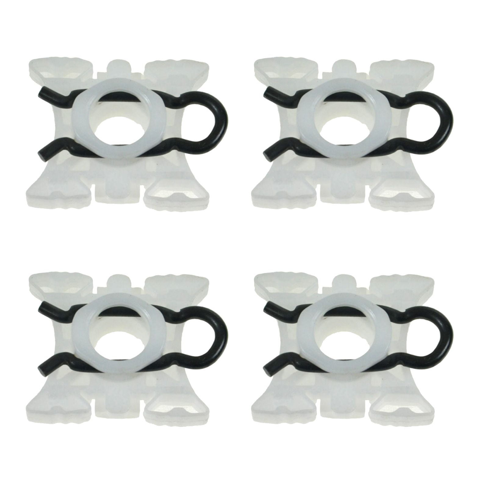 TRQ Window Regulator Sliding Pivot Clip Front Kit Set of 4 for BMW E32 ...