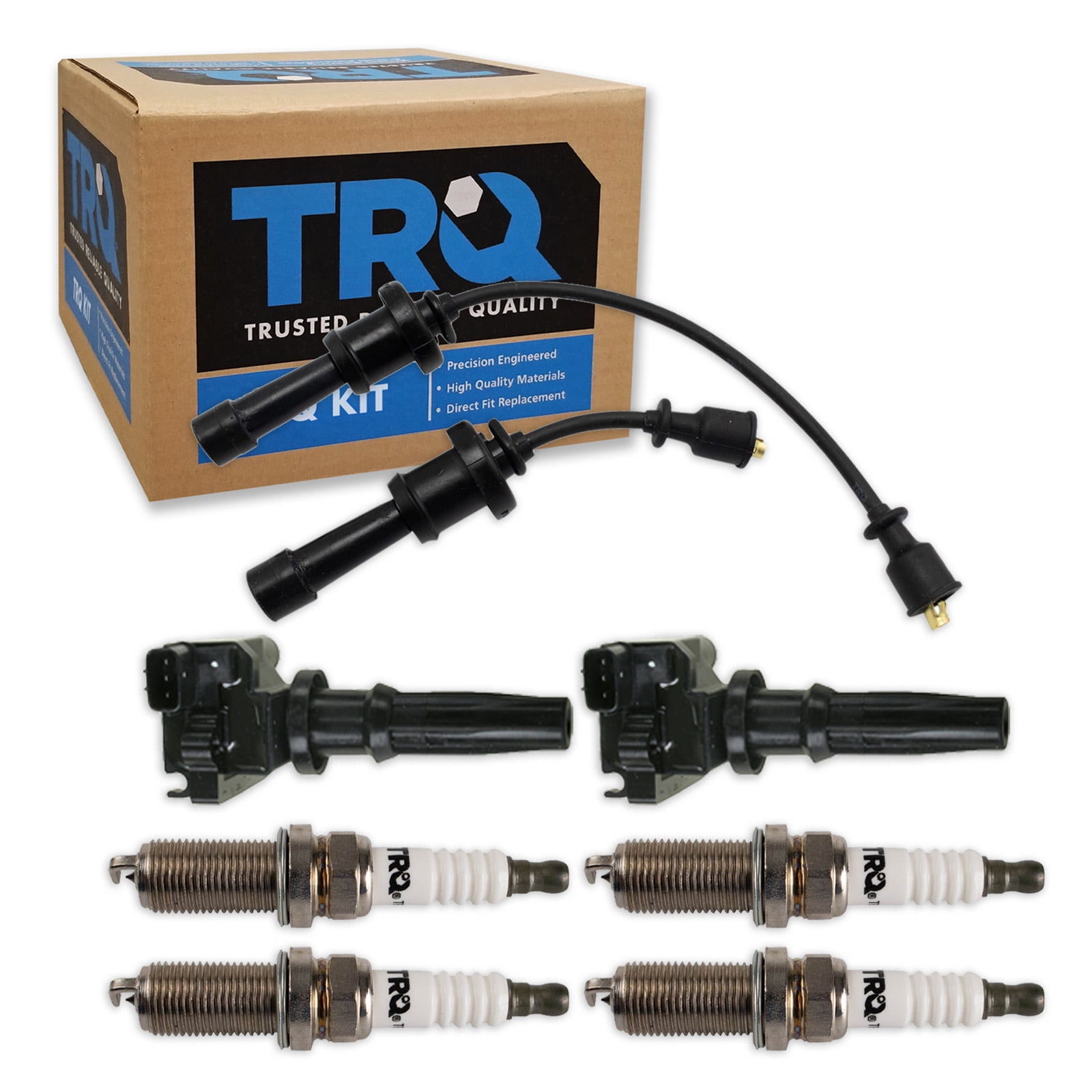 TRQIgnition Coils Wires & Spark Plugs Fits 2005-2006 Kia Optima ...