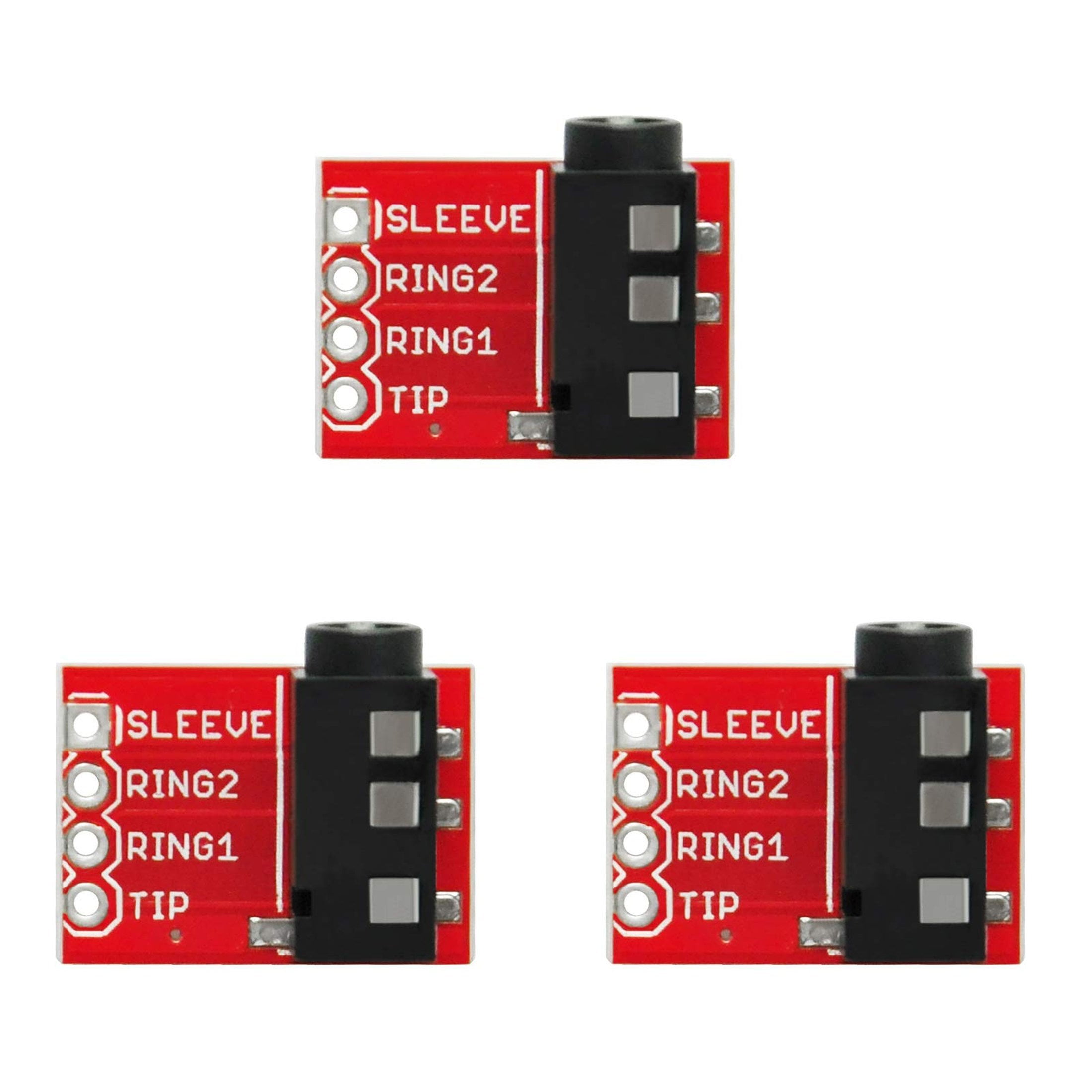 TRRS 3.5mm Audio Video Breakout Jack Set for Arduino - Pack of 3 ...