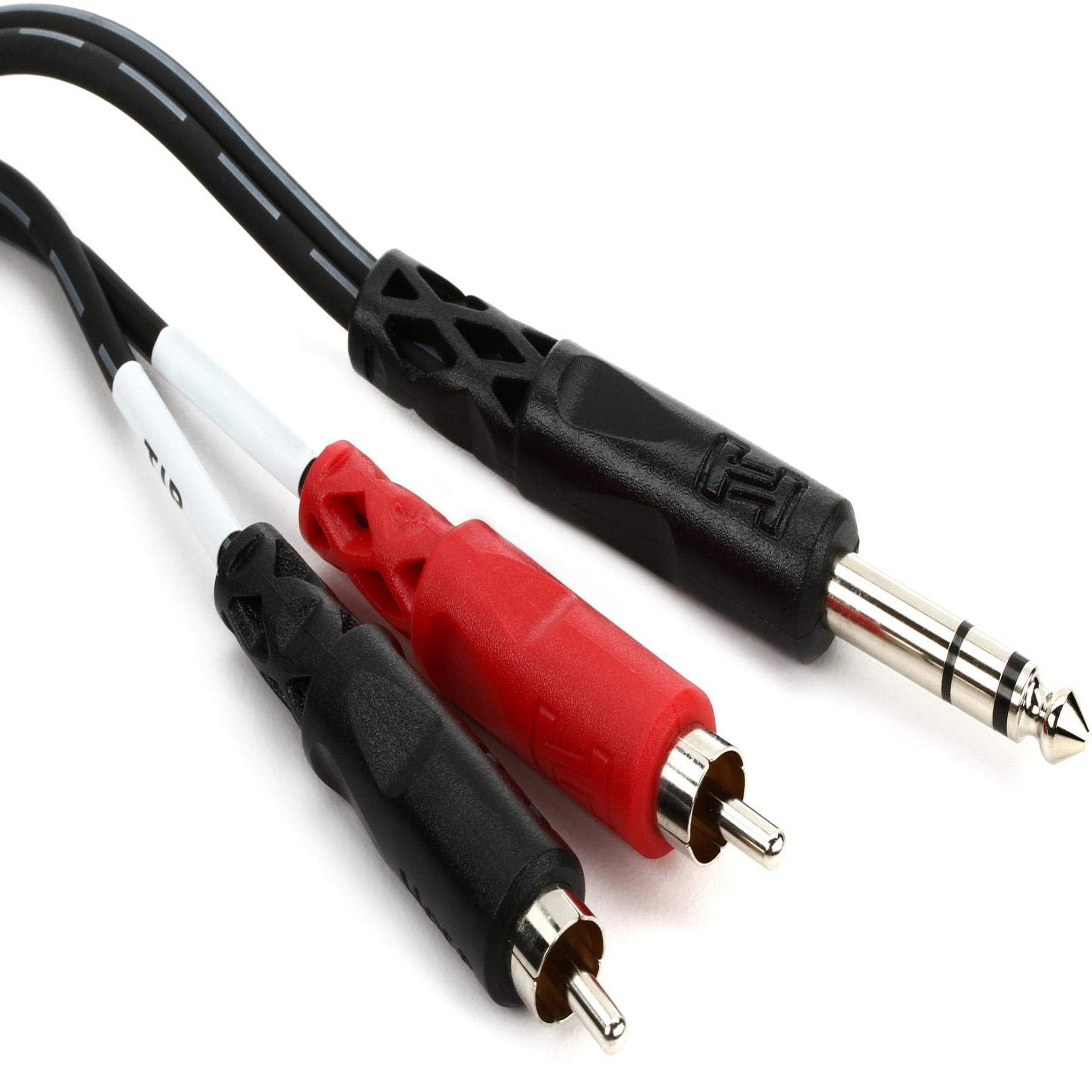 TRS-204 Dual RCA to 1/4-inch TRS Male Insert Cable 12ft - Walmart.com