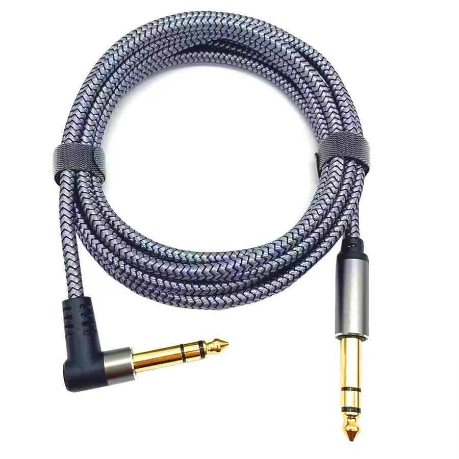 TRS Instrument Cable - 20ft audio cord for guitars and keyboards (2 ...