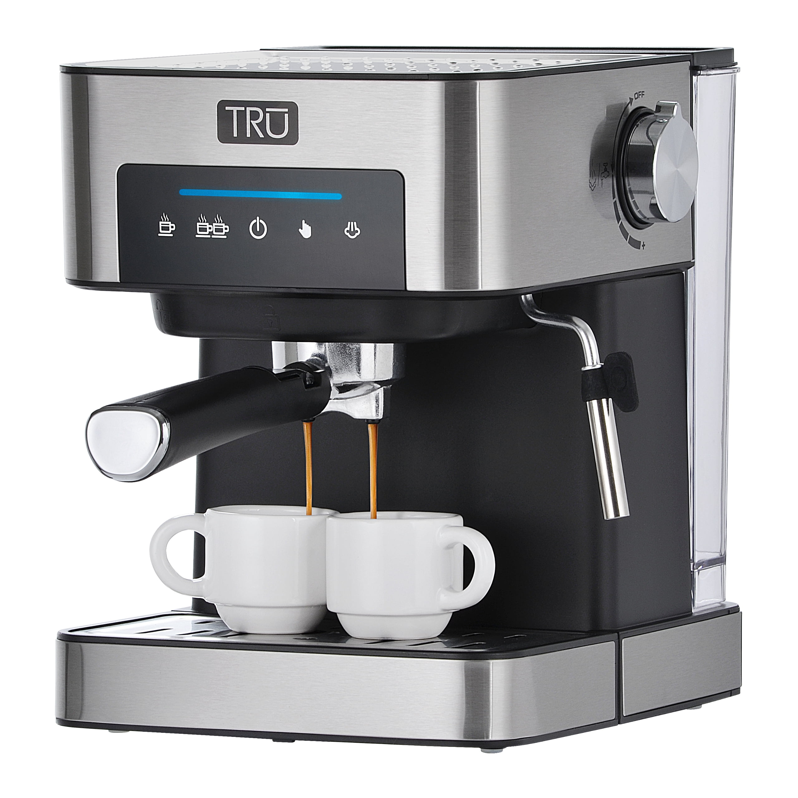 TRU 15-Bar Semi-Automatic Touch Screen Espresso Maker - Walmart.com