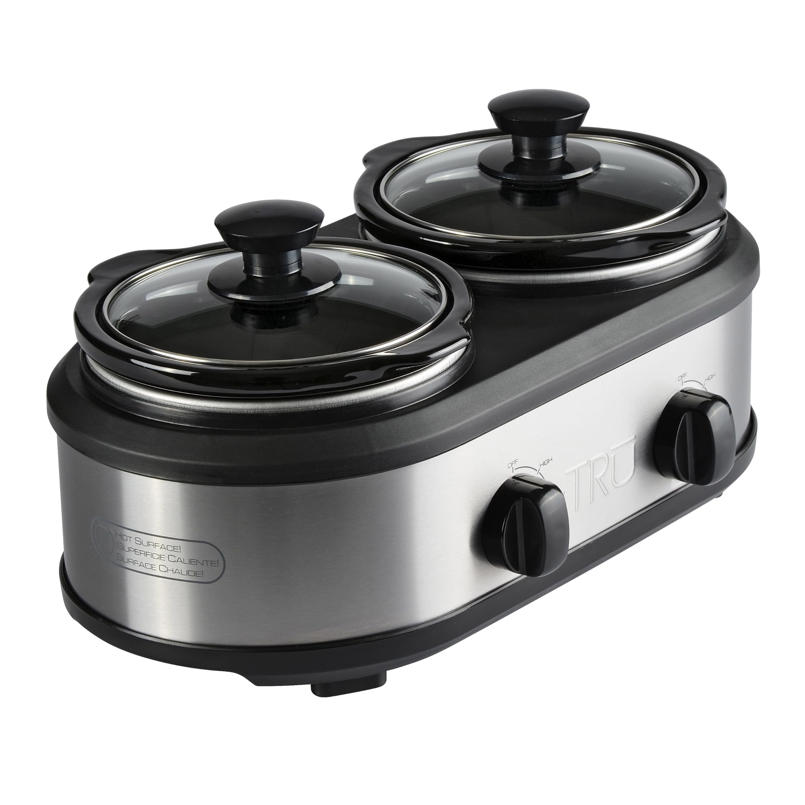 TRU Double Slow Cooker by Select Brands - Double Buffet Server for ...