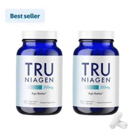TRU NIAGEN NAD+ Supplement – 300mg Niagen for Cellular Energy & Healthy ...