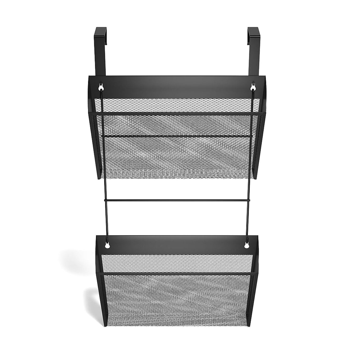 Staples TRU RED 1-Pocket Mesh Letter Wall File Black 2/Pack TR57580-CC ...