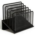 TRU RED 5-Tiered Wire Mesh Desktop File Organizer, Desktop Incline ...