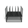 TRU RED 7 Compartment Wire Mesh File Organizer Matte Black 2/Pack ...
