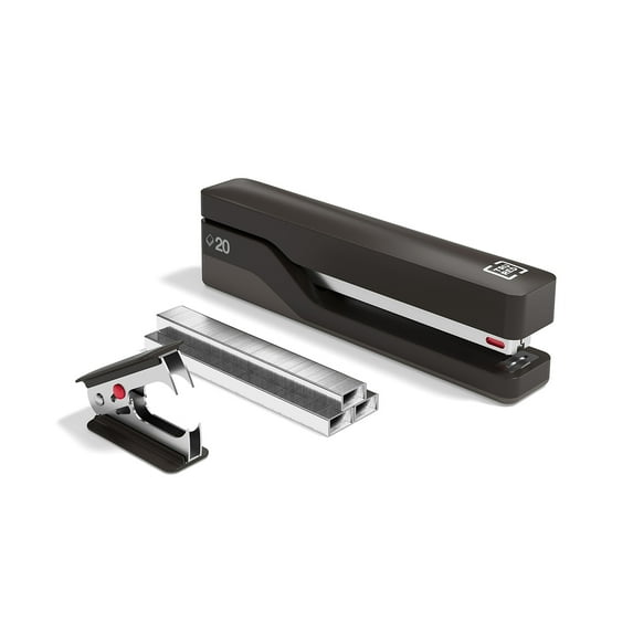 TRU RED Desktop Stapler Kit 20-Sheet Capacity Black TR58081 - Walmart.com