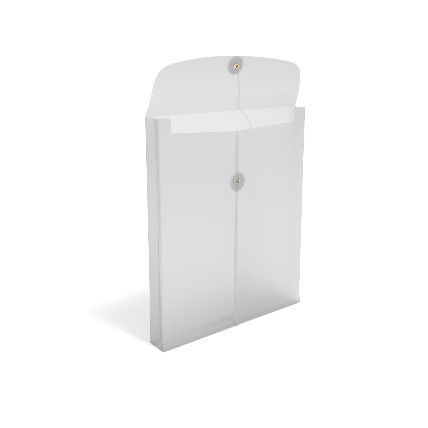 TRU RED Expanding Wallet Button & String Closure Letter Size Clear 5 ...