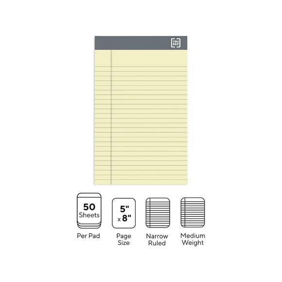 Notepads in Writing & Legal Pads | Yellow - Walmart.com