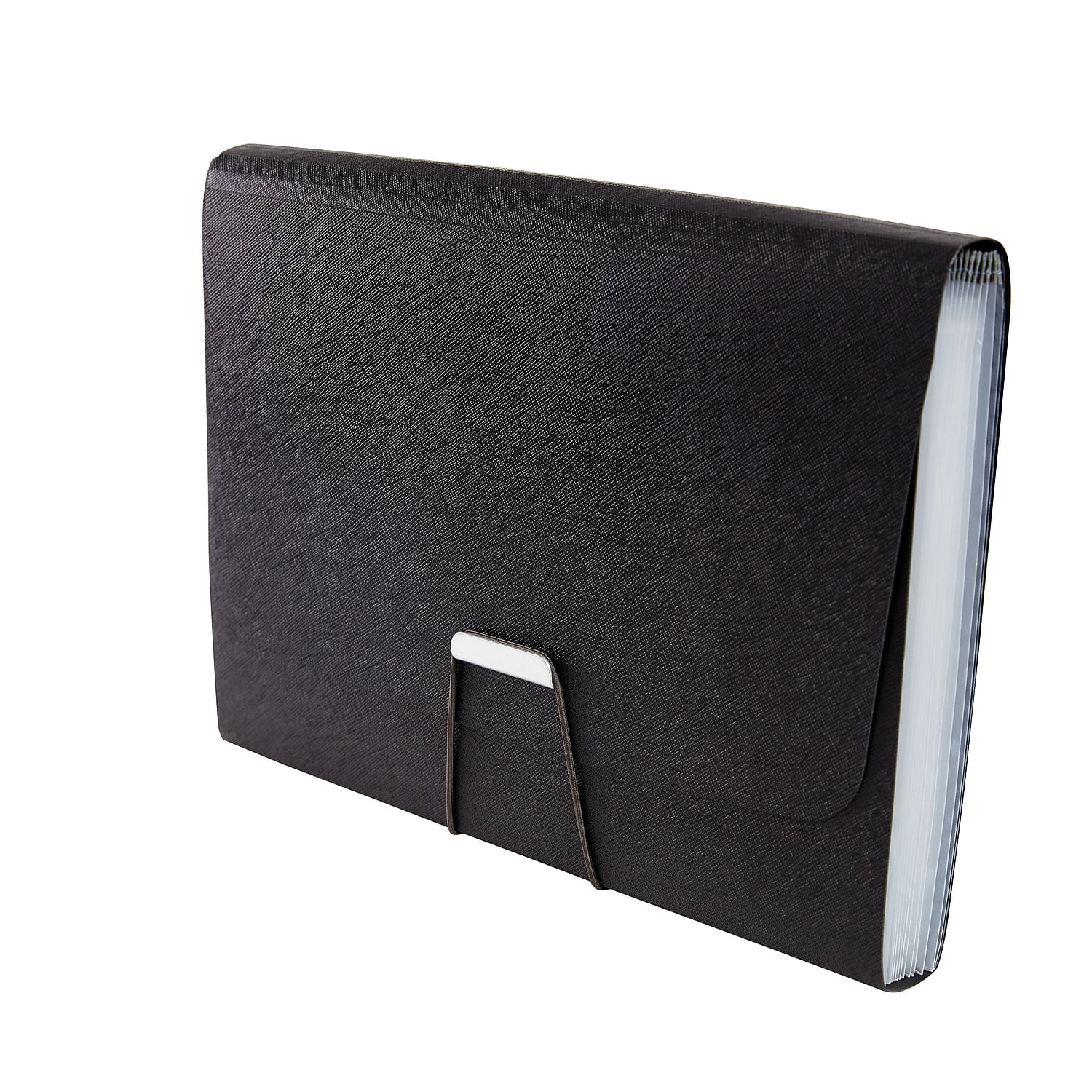 Staples TRU RED Plastic Accordion File 13-Pocket Letter Size Black 3 ...