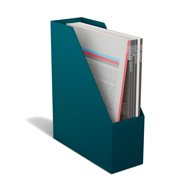 Storex Large Book/Magazine Bin, Plastic, Assorted Colors, Set of 5 ...