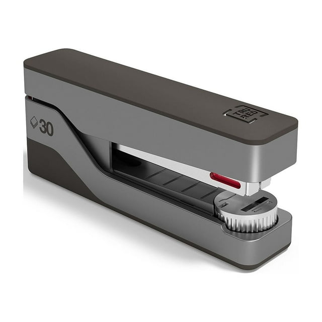 TRU RED Premium Desktop Stapler 30-Sheet Capacity Gray/Red TR58078 ...