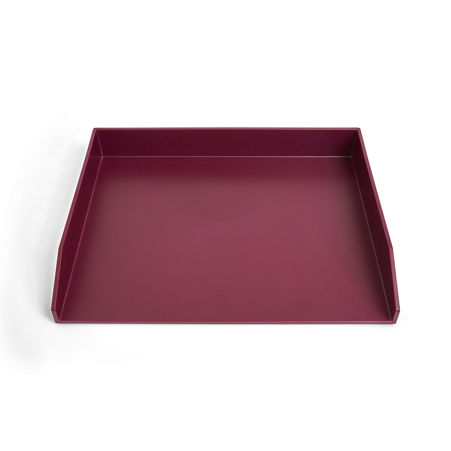 TRU RED Side Load Stackable Plastic Letter Tray Purple TR55293 ...