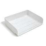 TRU RED Side Load Stackable Plastic Letter Tray White TR55328 - Walmart.com