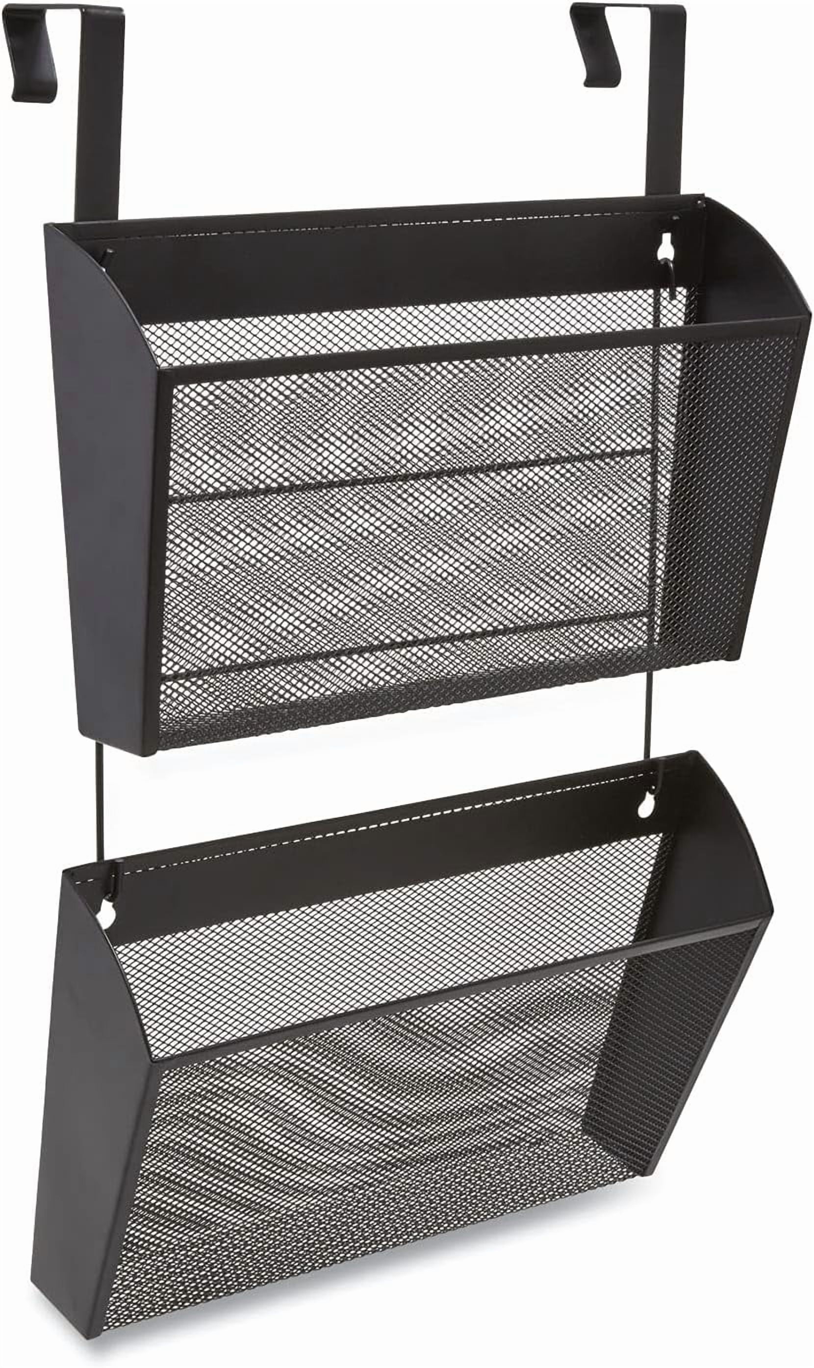TRU RED Staples TR57580-CC 1-Pocket Mesh Letter Wall File, Black, 2 ...