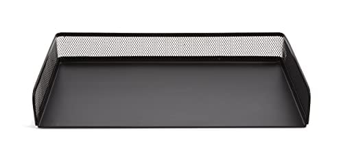 TRU RED TR57564-CC Side Load Stackable Metal Letter Tray, Matte Blk ...