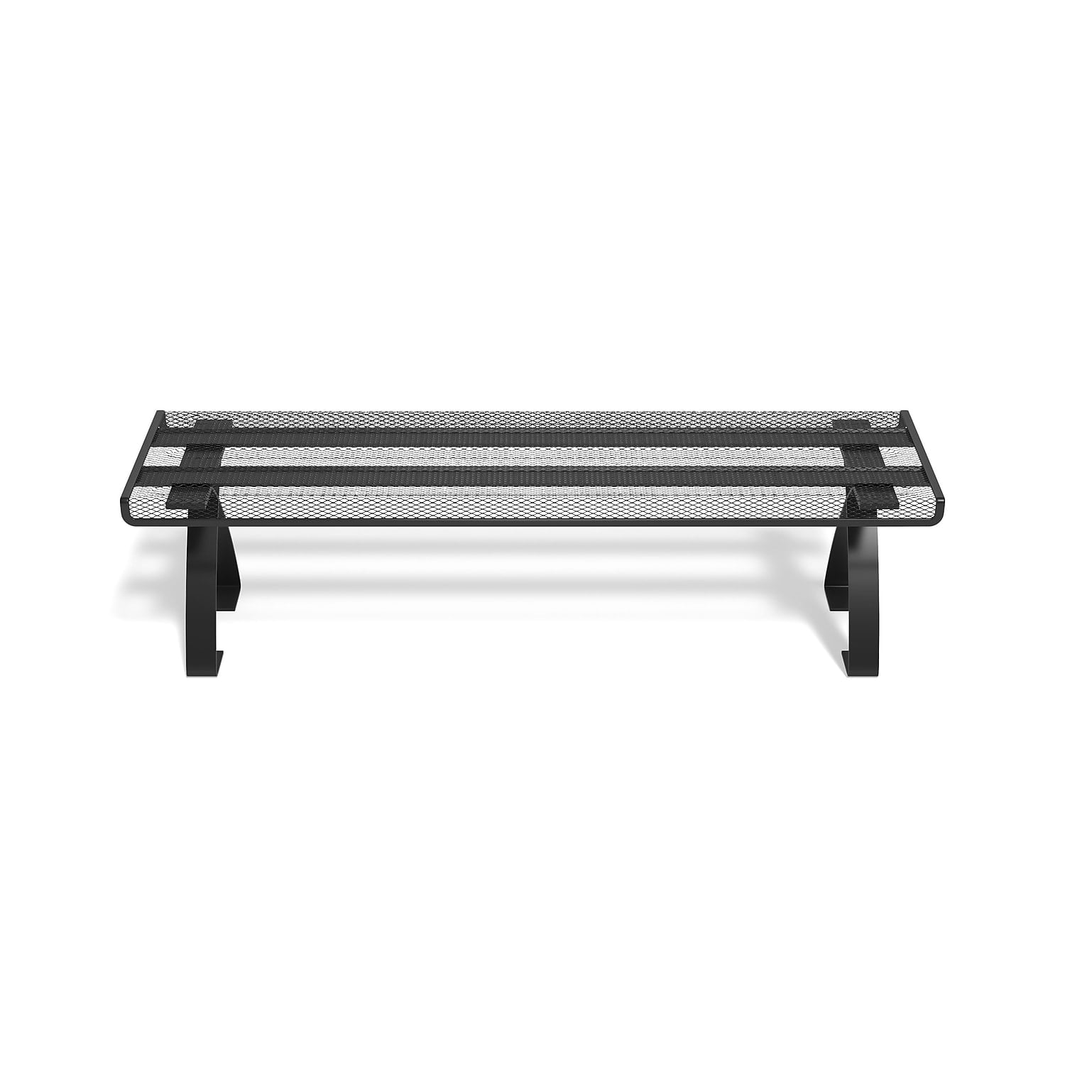 WorkLife Brands Desk Storage, Small Metal Mesh Shelf, Matte Black, 2 ...